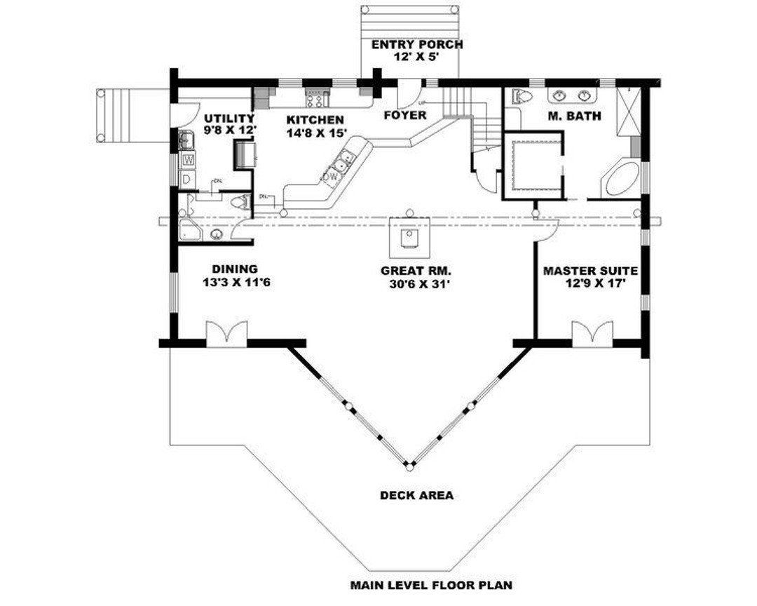 Home Plan: 001-1045 | Home Plan - Great House Design