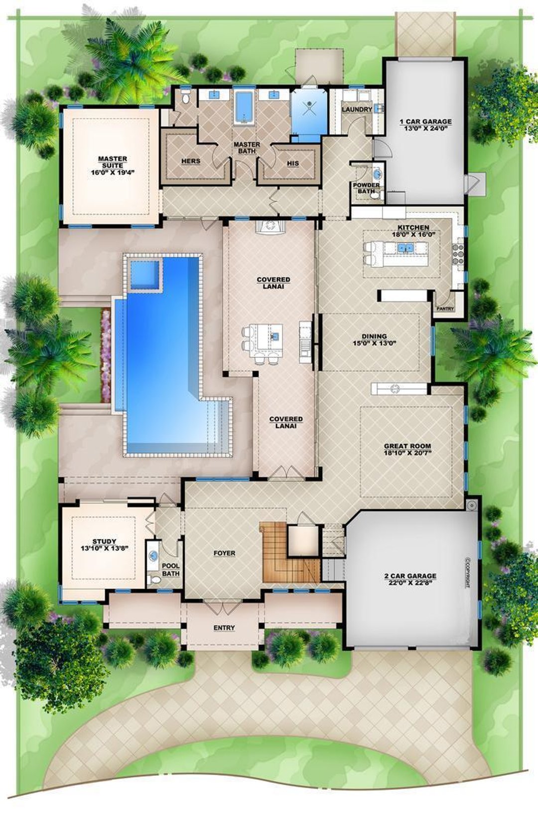 Home Plan: 009-4417 | Home Plan - Great House Design