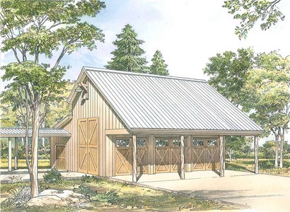 Home Plan:010-428 - rendering