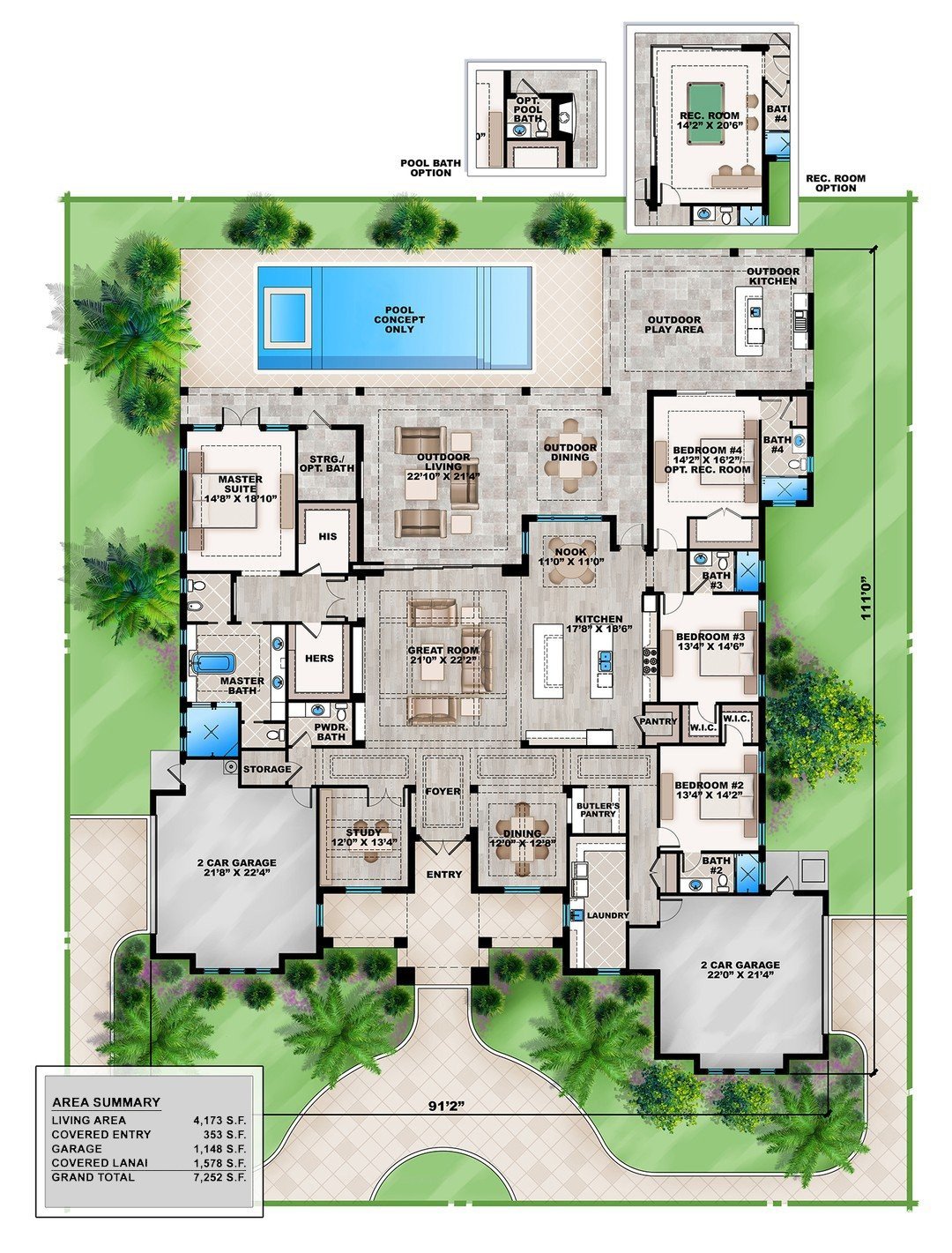 HPM Home Plans | Home Plan: 013-4173