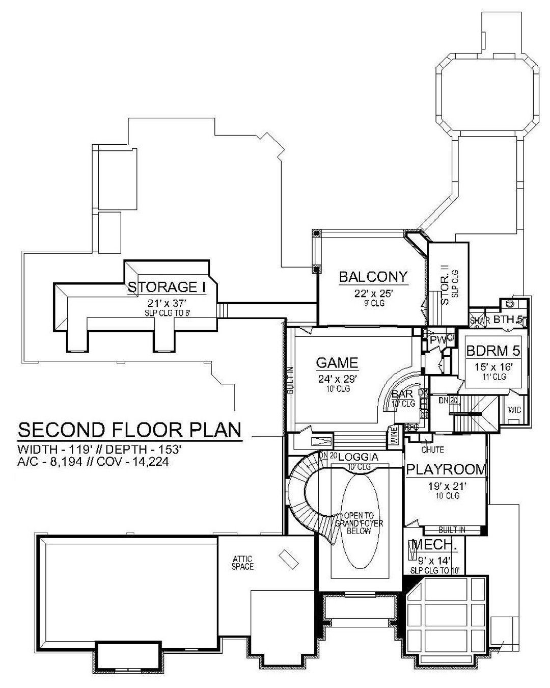 Home Plan: 015-1190 | Home Plan - Great House Design