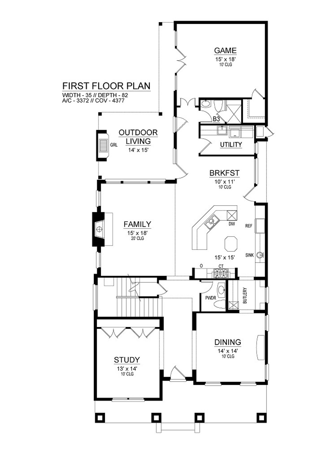 HPM Home Plans | Home Plan: 015-1198