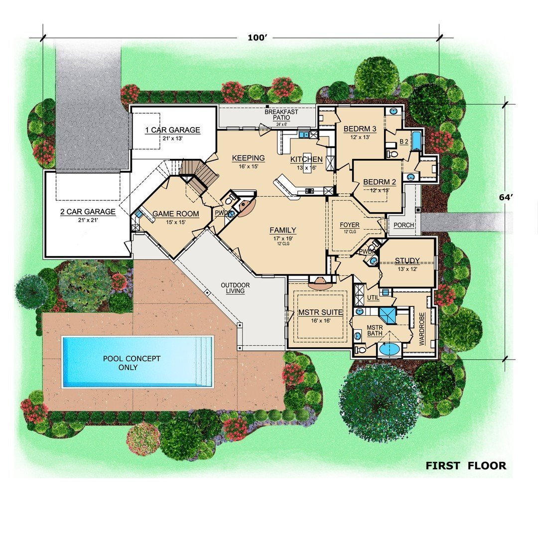 HPM Home Plans | Home Plan: 015-1204